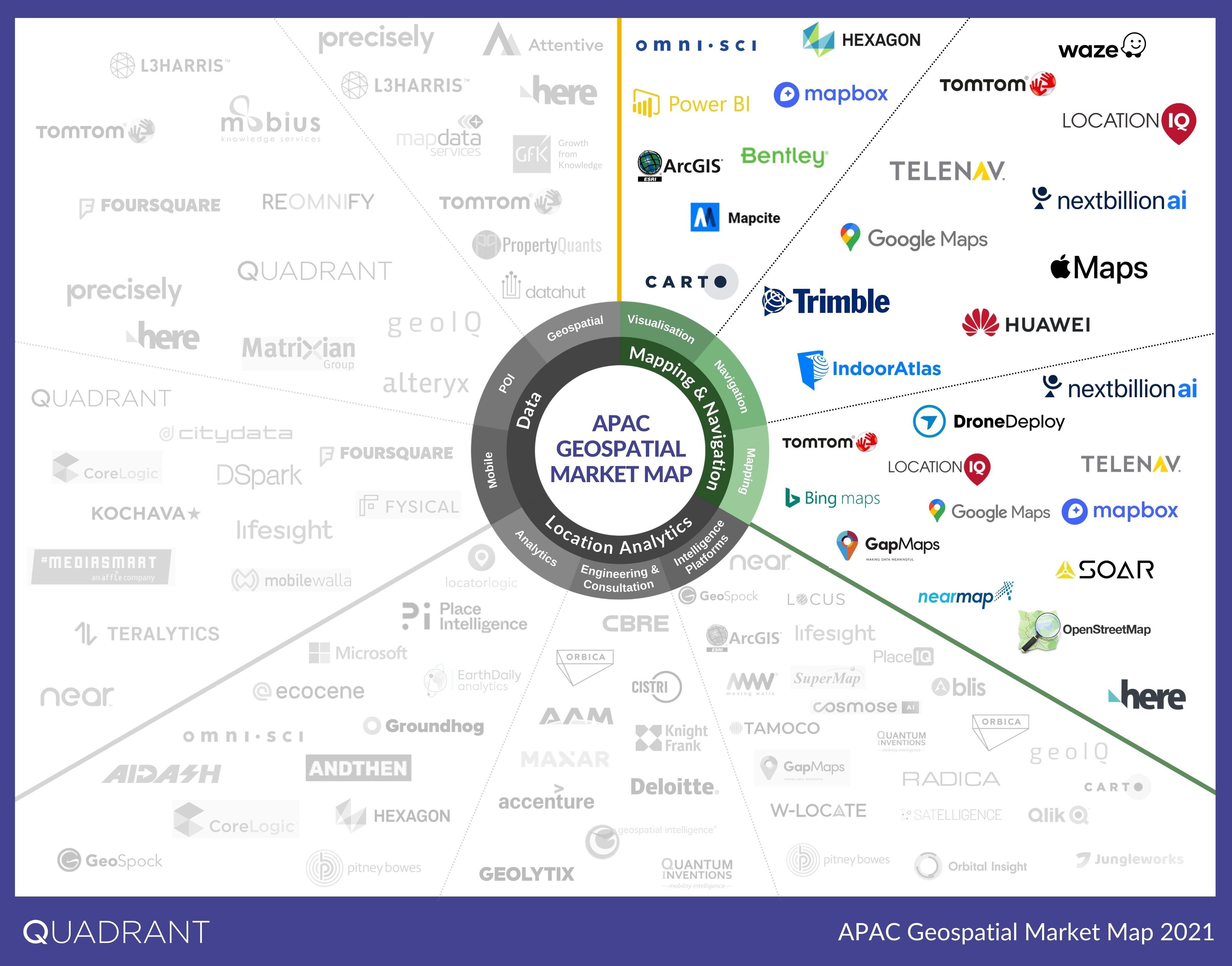 Geospatial Market Map for APAC - 2021
