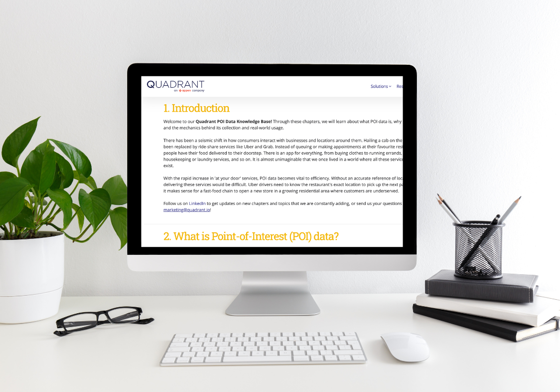 Quadrant | All You Need To Know About POI Data | Knowledge Base